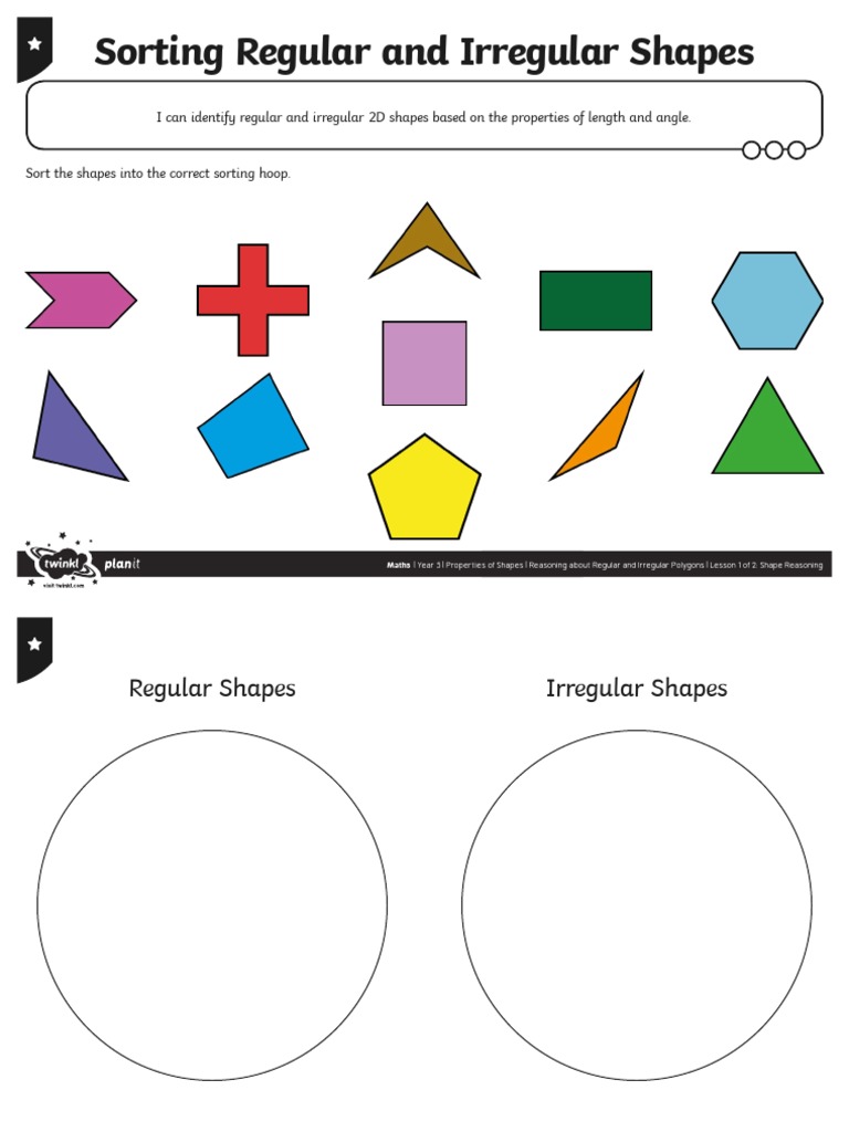 Maths - Regular and Irregular Polygons Challenge | PDF | Polygon | Geometry