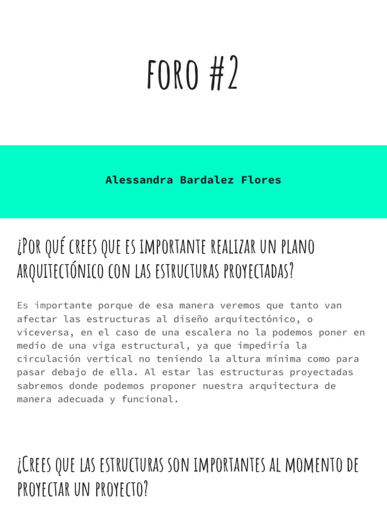Foro #2 PDF | PDF