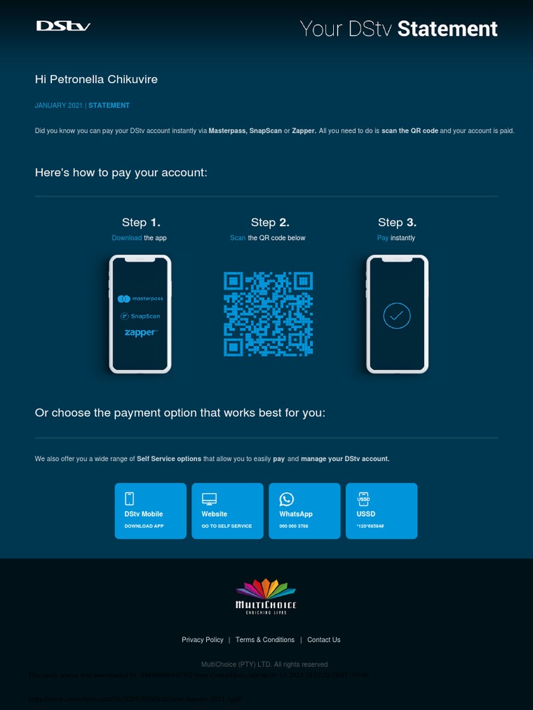 Statement January 2021 1 PDF | PDF | Qr Code | Business