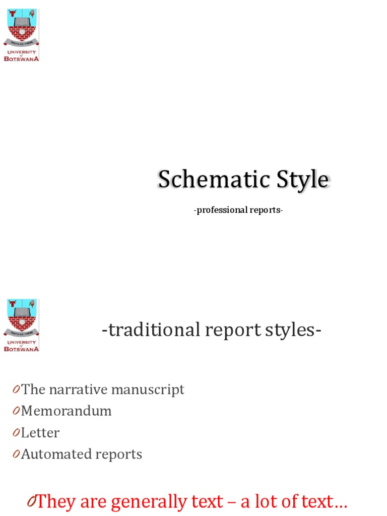 Schematic Report Writing Guide | PDF | Book Design | Human Communication