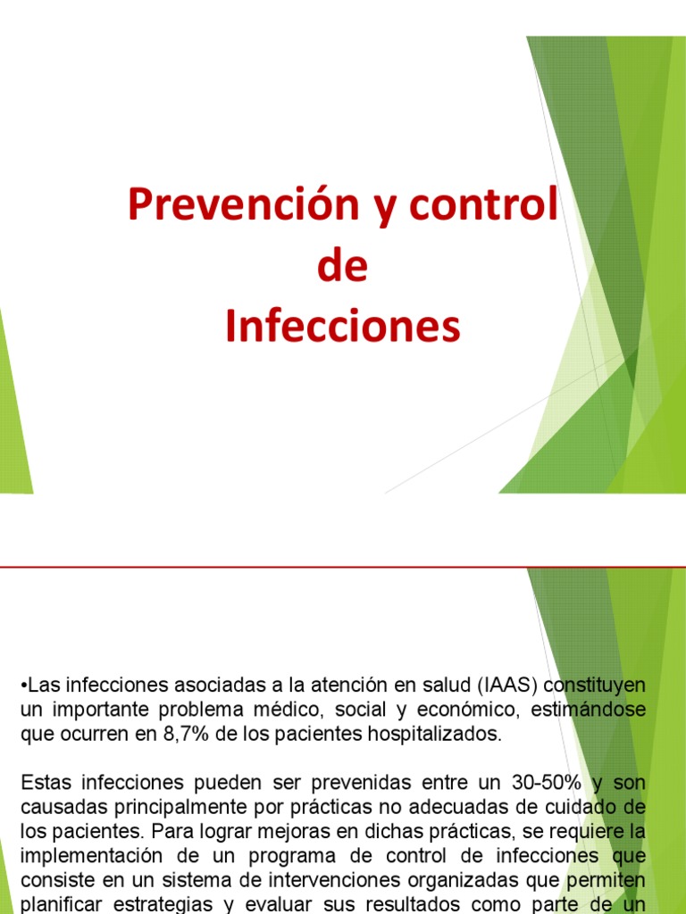 Gestión de un programa de control de infecciones hospitalarias | PDF ...