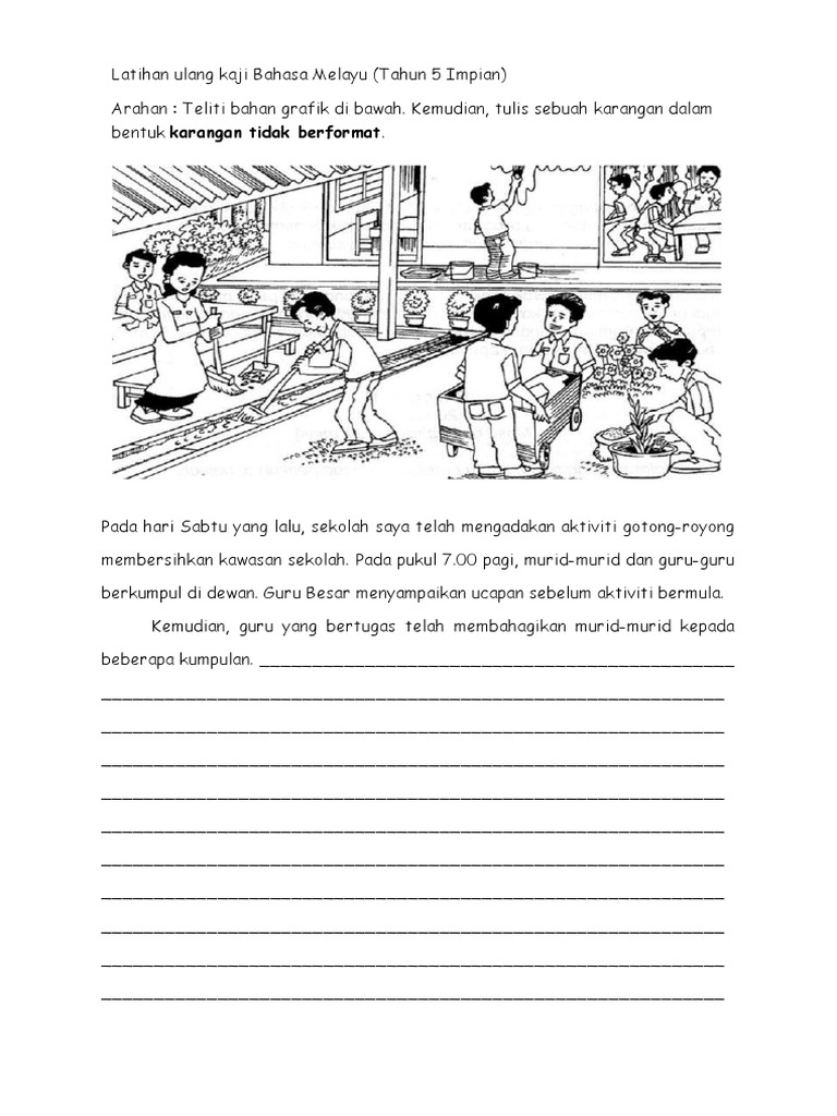 Karangan Bergambar | PDF