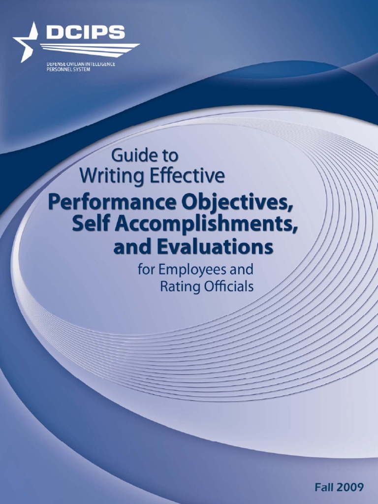 Guide To Writing Effective Objectives, Self Accomplishments and ...