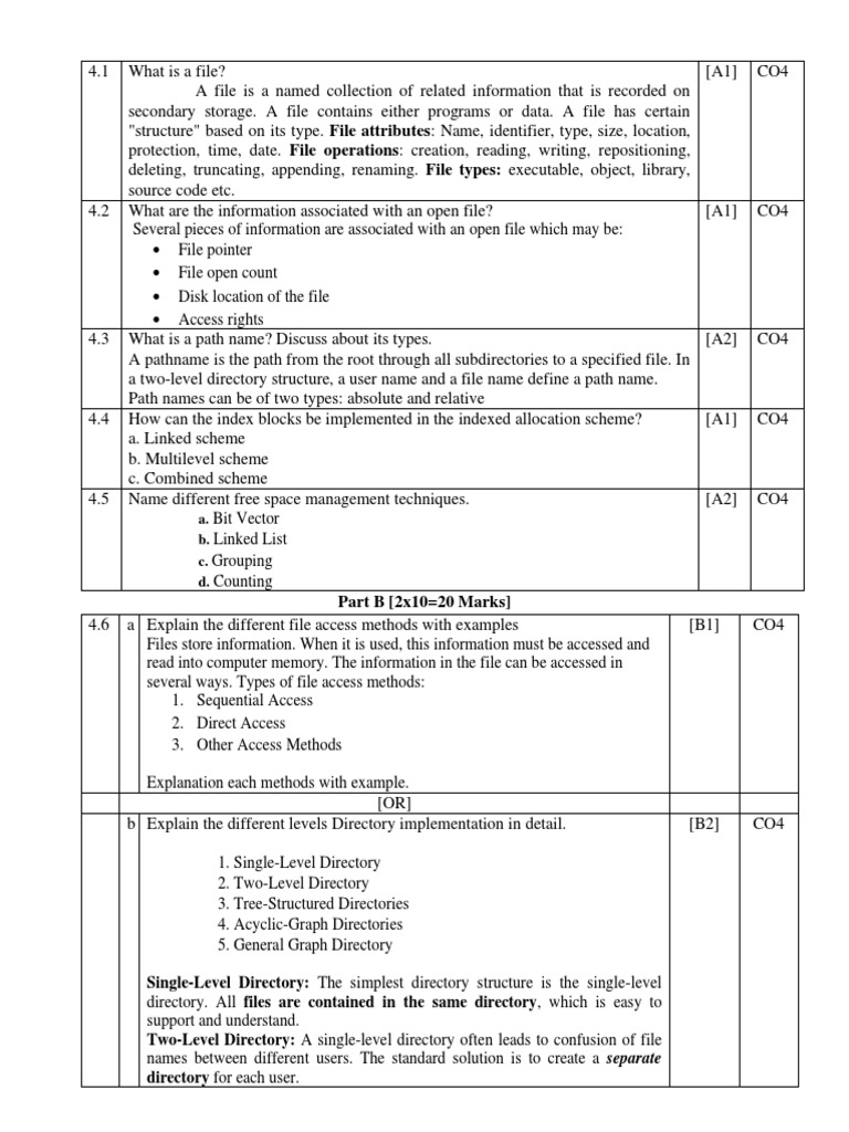 An Analysis Of File Systems And Directory Structures Pdf Kernel Operating System