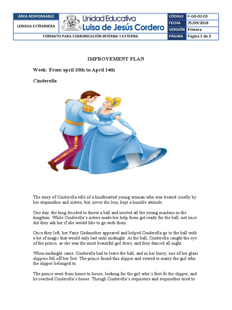 Classic Fairy Tales: Lessons in Kindness | PDF | Cinderella | European ...