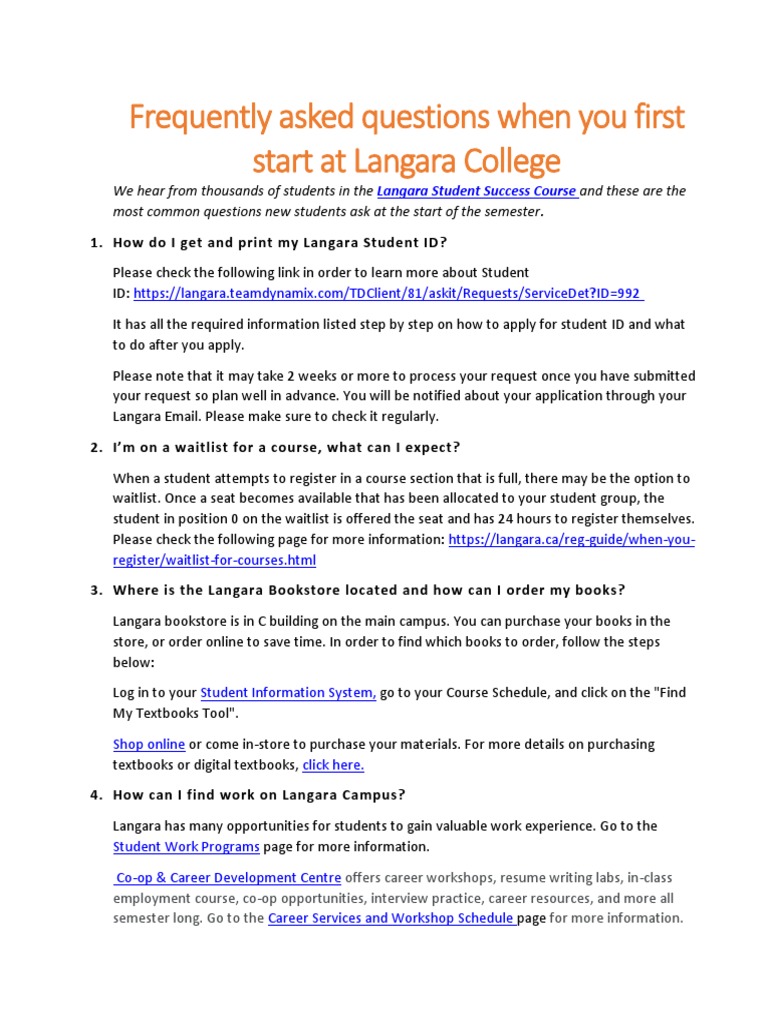 Frequently Asked Questions - LSSC - November 2022 (1) 1 PDF | PDF | Textbook