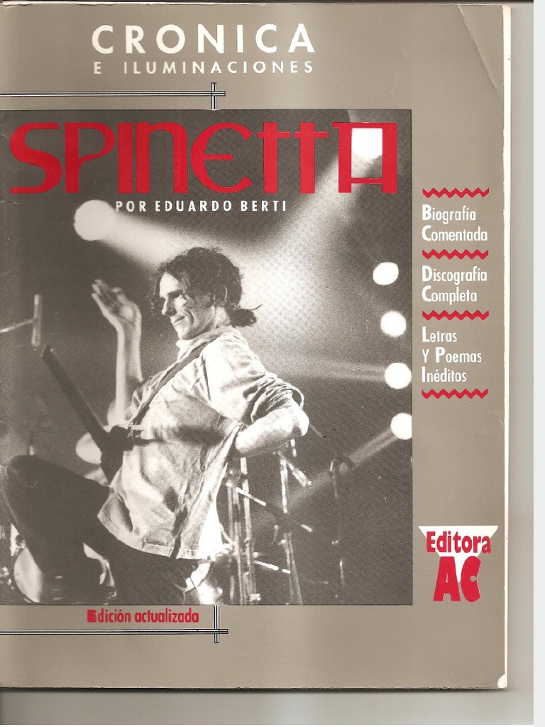 Eduardo Berti Spinetta Cronicas e Iluminaciones PDF | PDF
