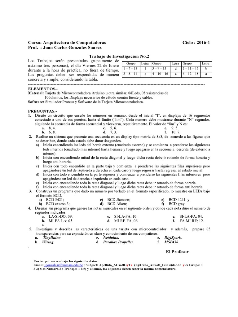 TrabPrac2 ACs 2016-I | PDF | Informática | Ingeniería Informática