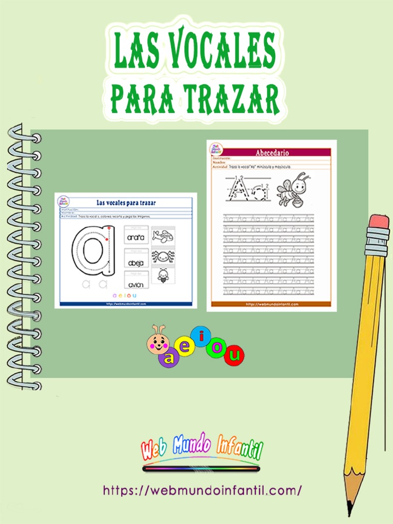Fichas de Las Vocales para Trazar PDF | PDF