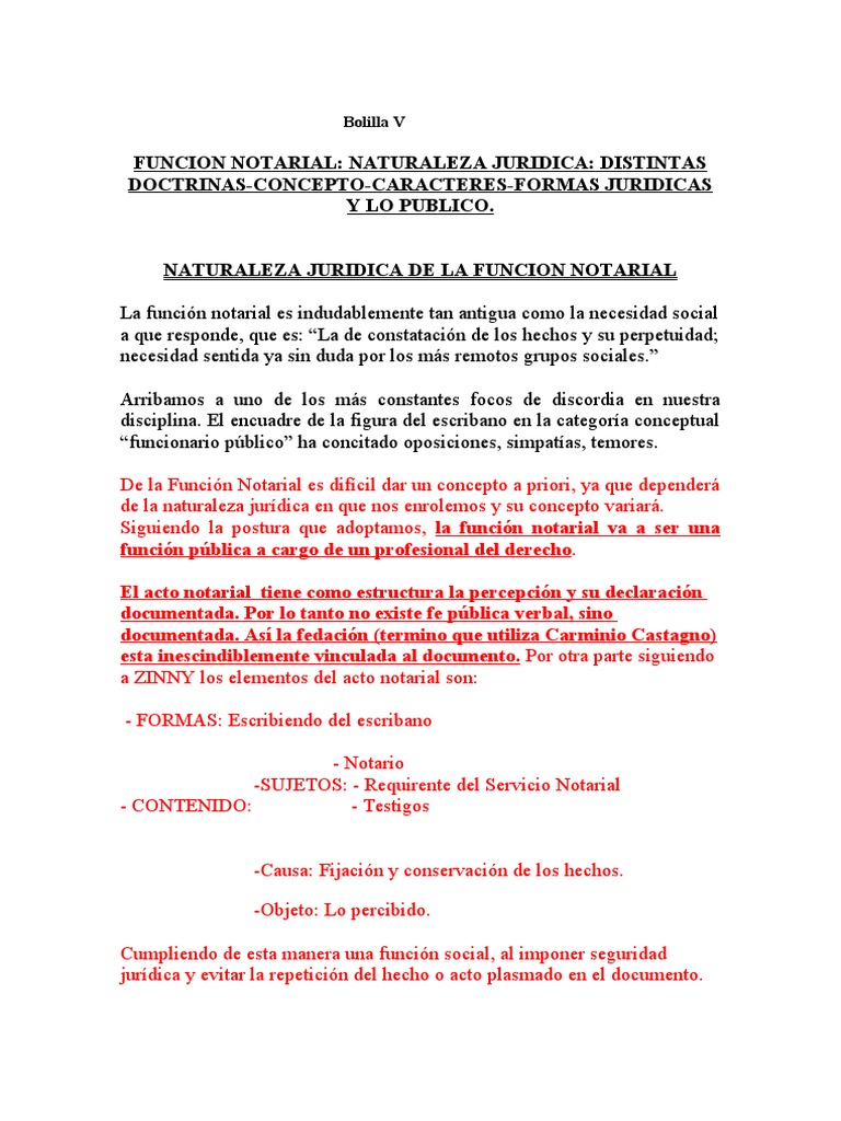 Funcion Notarial | PDF | Estado (política) | Ciencias Políticas