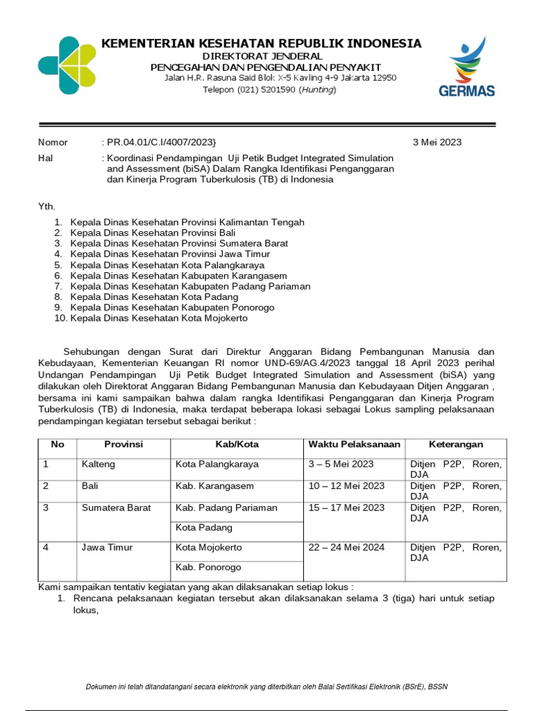 Uji Petik Budget Integrated Simulation and Assessment | PDF