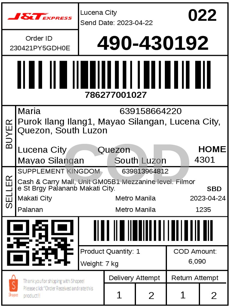 Maria 639158664220 Purok Ilang Ilang1, Mayao Silangan, Lucena City ...