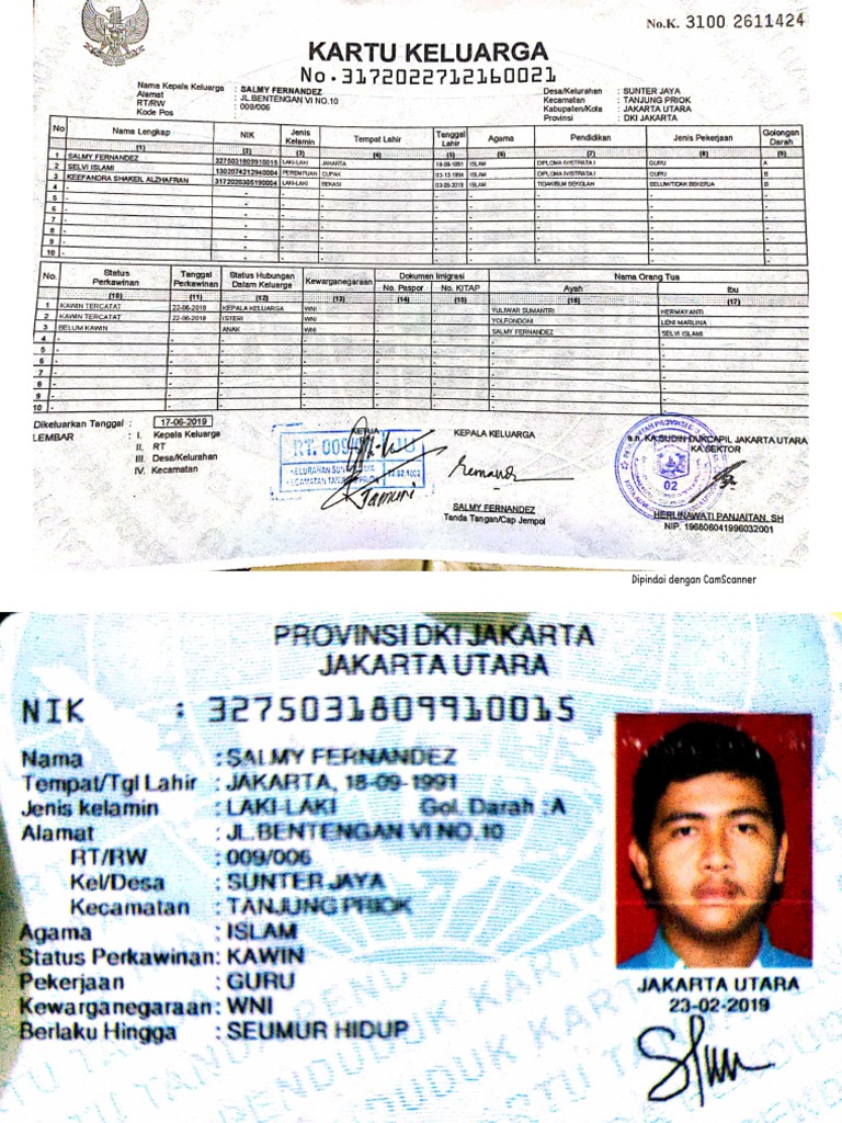 KTP Dan KK PDF | PDF