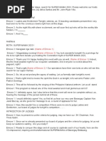 EMCEE Script For Pageant PDF | PDF
