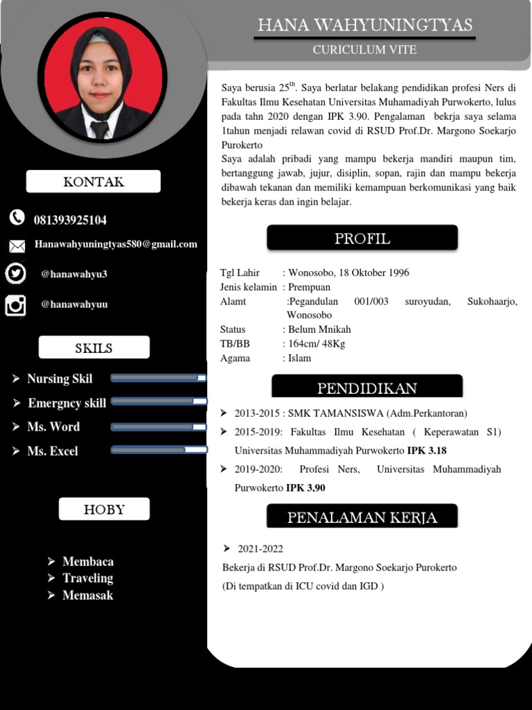 CV Hana Terbaru | PDF