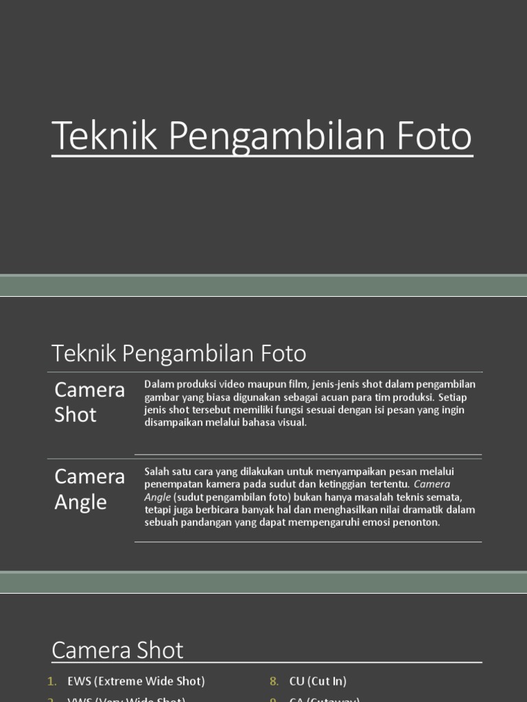 Materi Fotografi 1 | PDF | Komputer