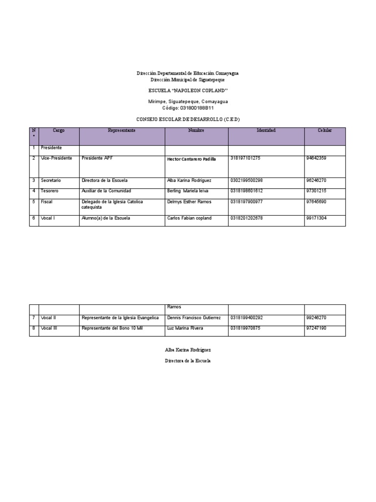 Organizacion Del Ced | PDF