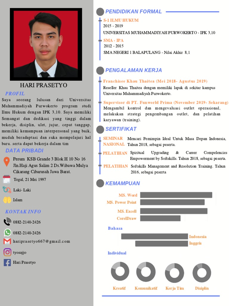 (Salinan Yang Berbeda) (Salinan Yang Berbeda) Neat Professional Resume | PDF
