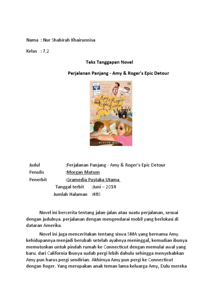 teks tanggapan | PDF