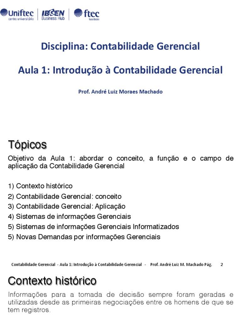 Introdução à Contabilidade Gerencial: Conceitos Fundamentais e ... Introdução à Contabilidade Gerencial: Conceitos Fundamentais e ...