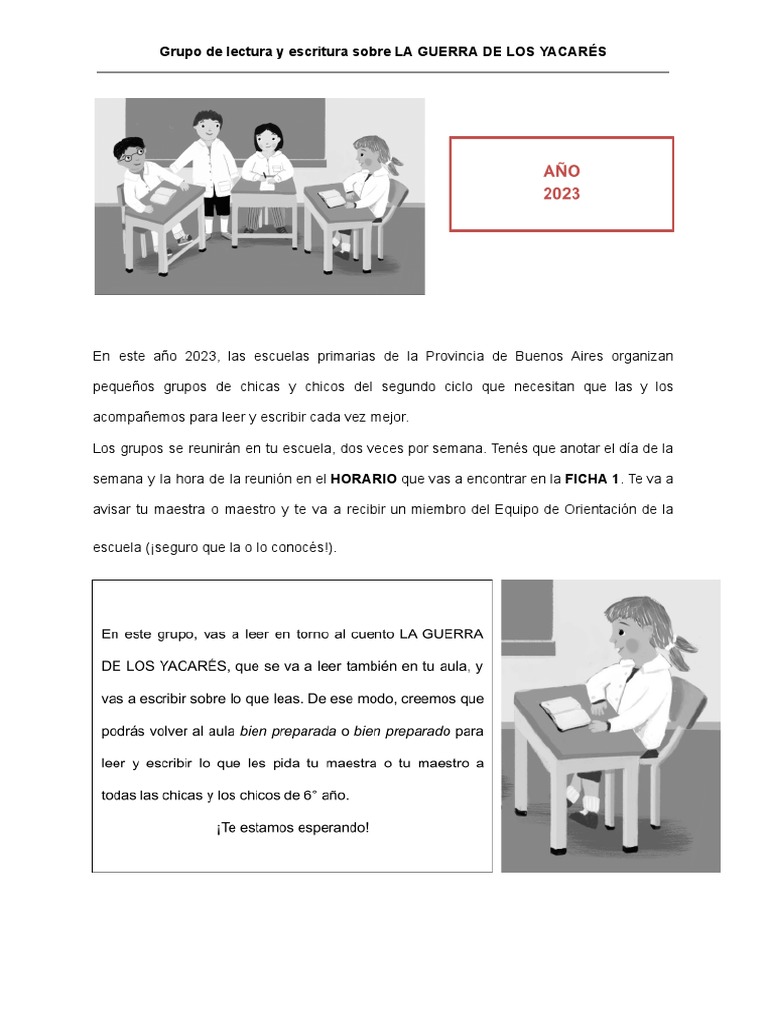 La guerra de los yacarés - Fichas alumnxs FINAL | PDF | Boca | Depredación