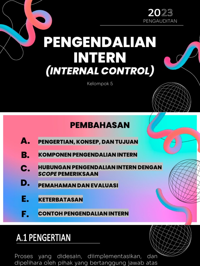 Komponen Pengendalian Internal dan Evaluasi | PDF