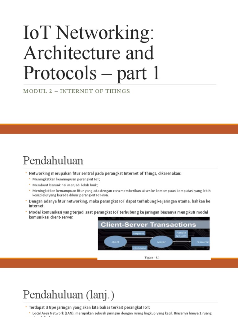 02 Modul 2 - IoT Networking - Part 1 | PDF