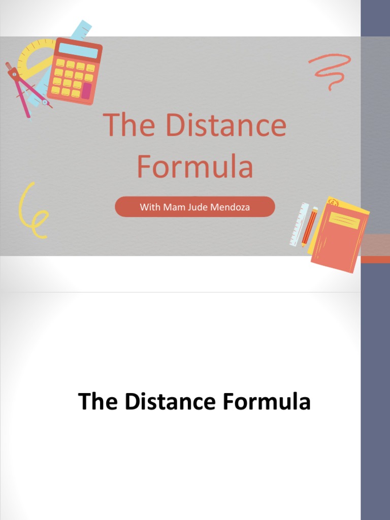 Distance and Midpoint Formula | PDF | Triangle | Elementary Mathematics