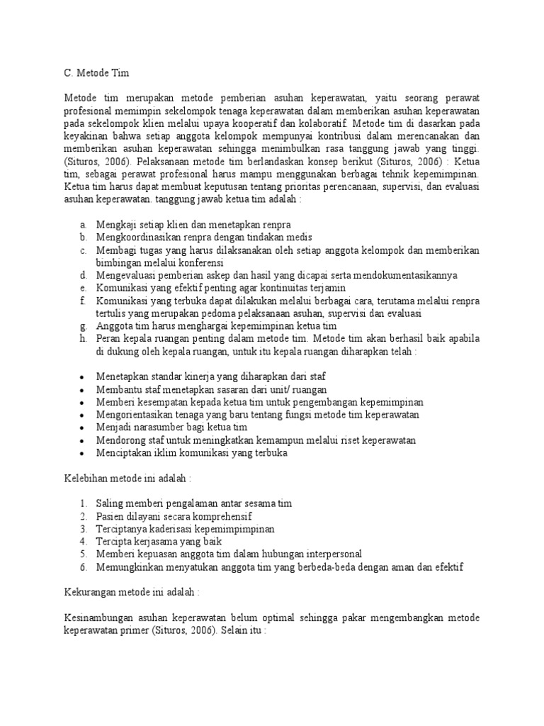 Metode Tim | PDF