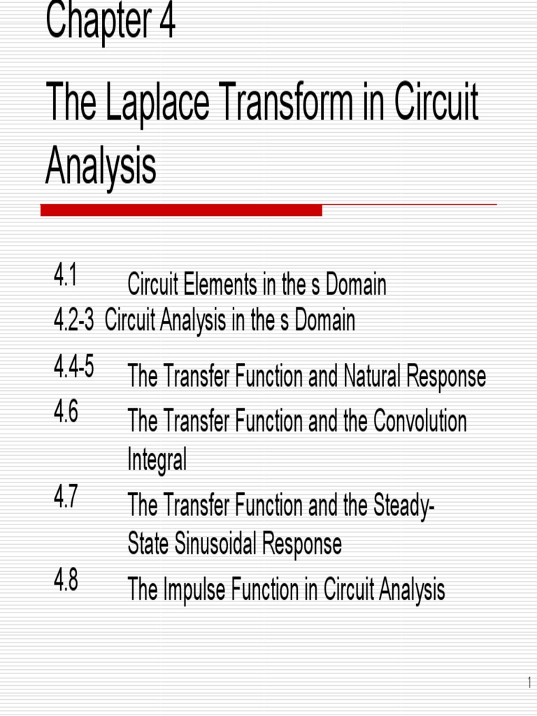 Laplace RLC PDF | PDF | Electrical Network | Laplace Transform