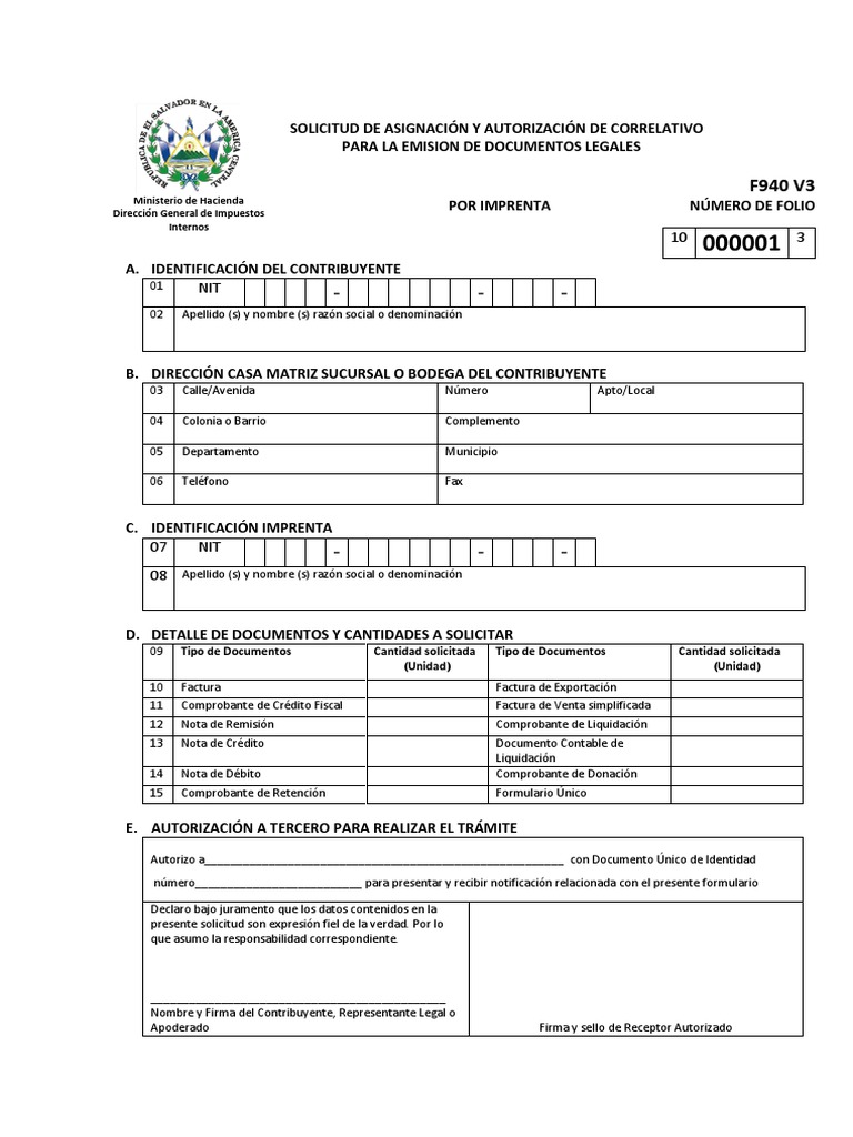 Ministerio de Hacienda Dirección General de Impuestos Internos | PDF