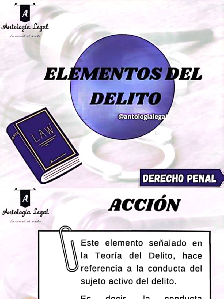 Elementos Del Delito | PDF