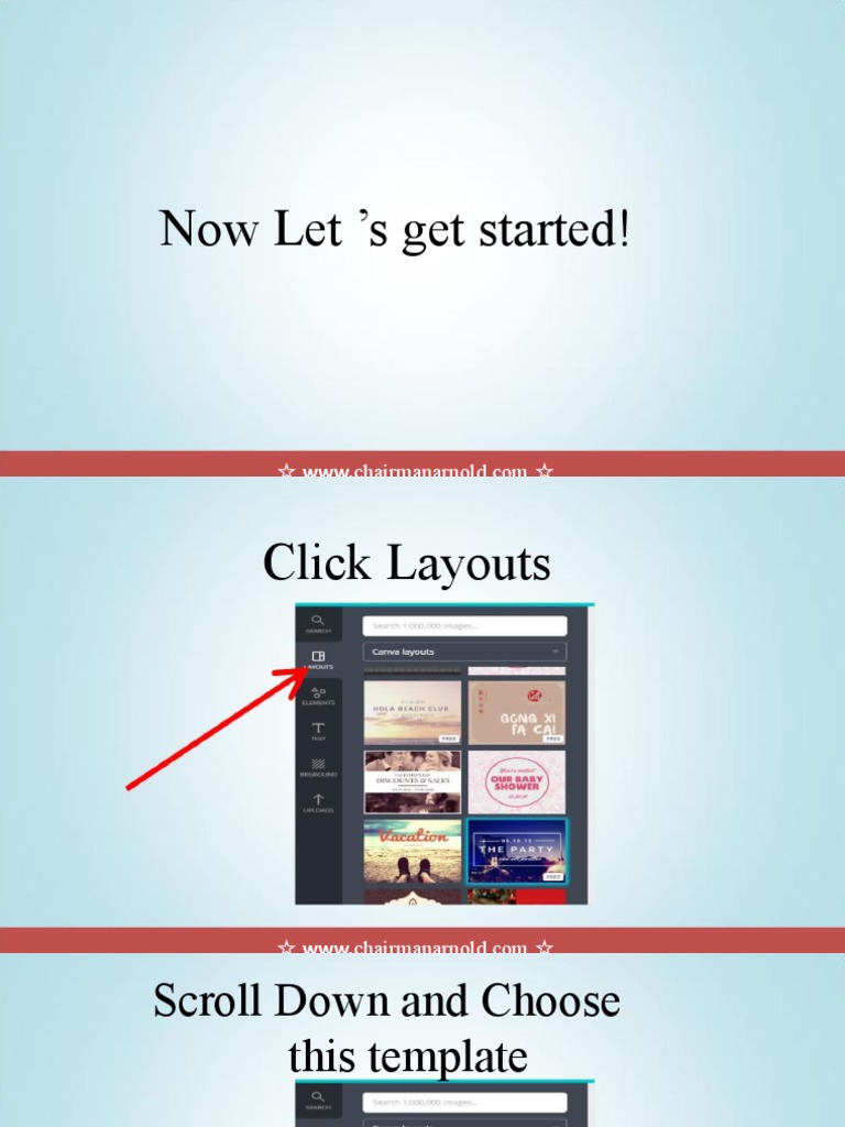 CANVA tutorial Getting Started | PDF