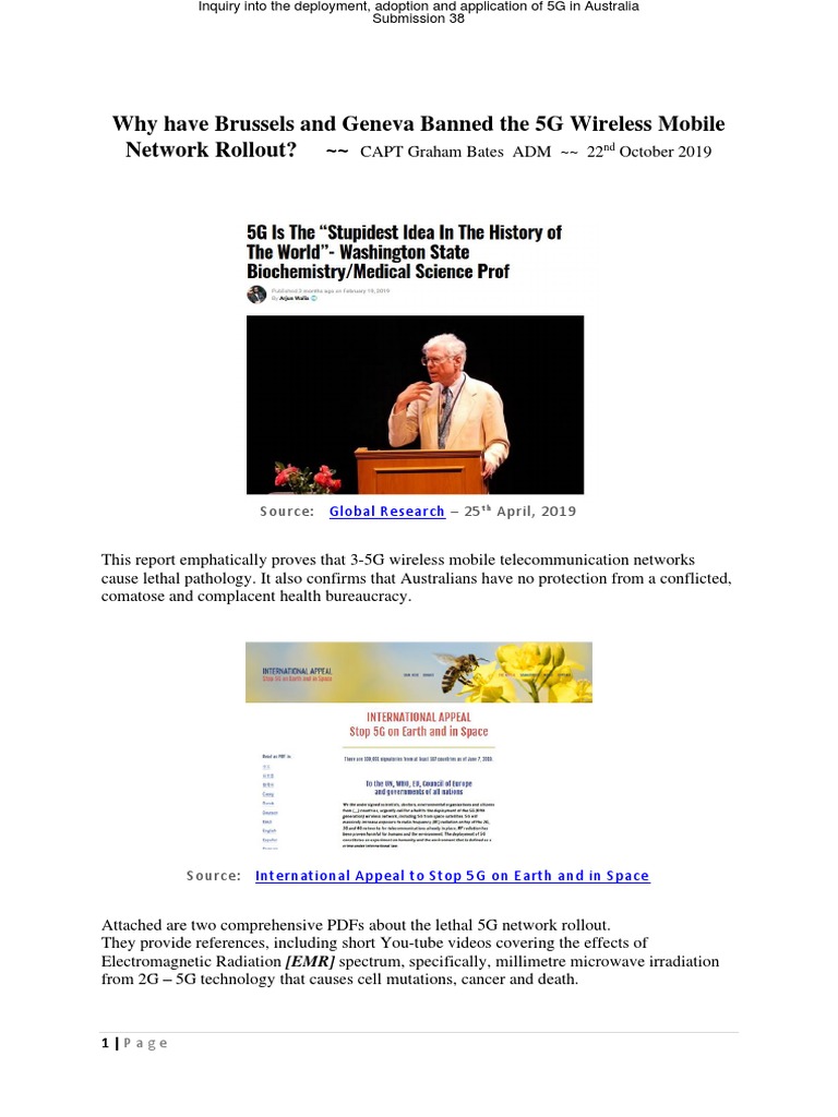 5g Banned | PDF | Insurance | Ionizing Radiation