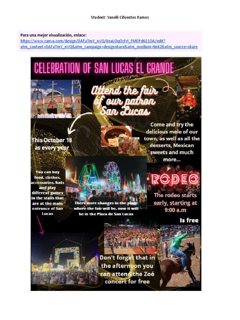 Activity 1. A Festival in Your City | PDF