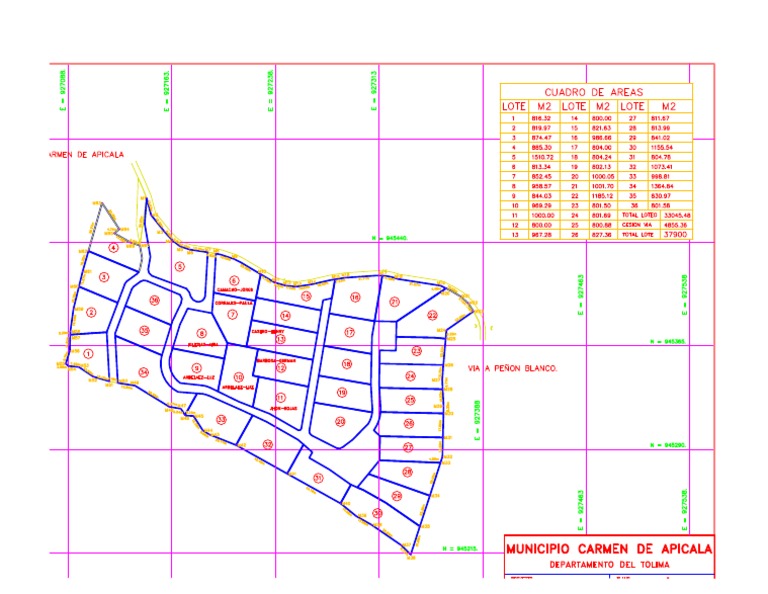 Plano Loteo PDF | PDF