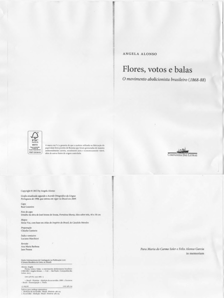 20 Angela Alonso - Flores Votos e Balas Arquivo Maior | PDF