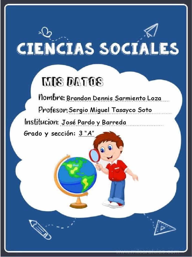 Caratula de Ciencias Sociales | PDF