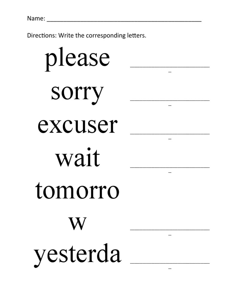 Scrumble Letter Pdf