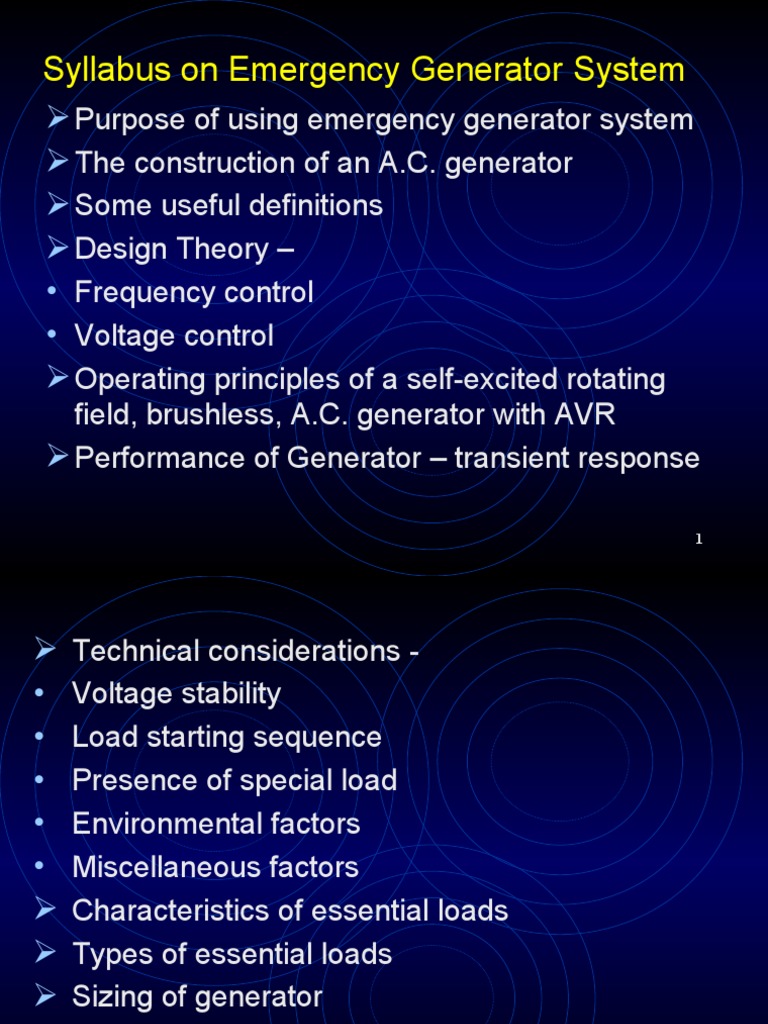 Genset | PDF | Electric Generator | Magnetic Field