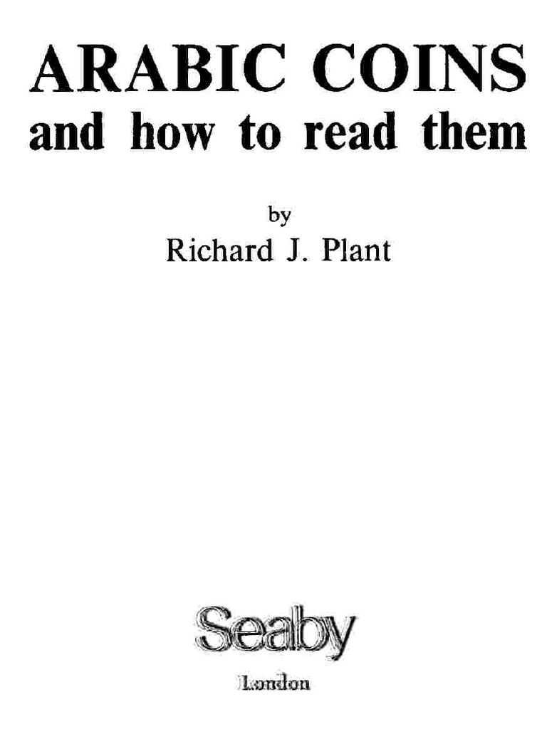 Arabic Coins and How To Read Them | PDF