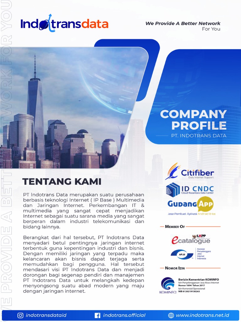Company Profile Indotrans Data | PDF