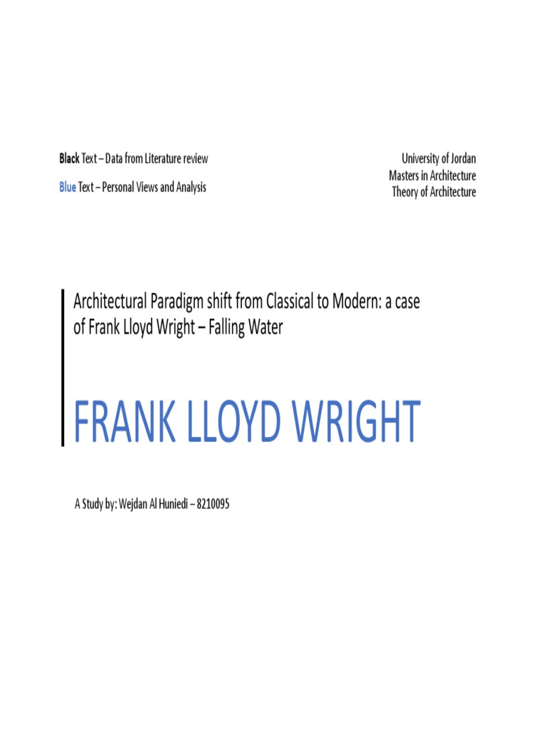 05 Frank Lloyd Wright PDF | PDF | Art Deco | Modernism