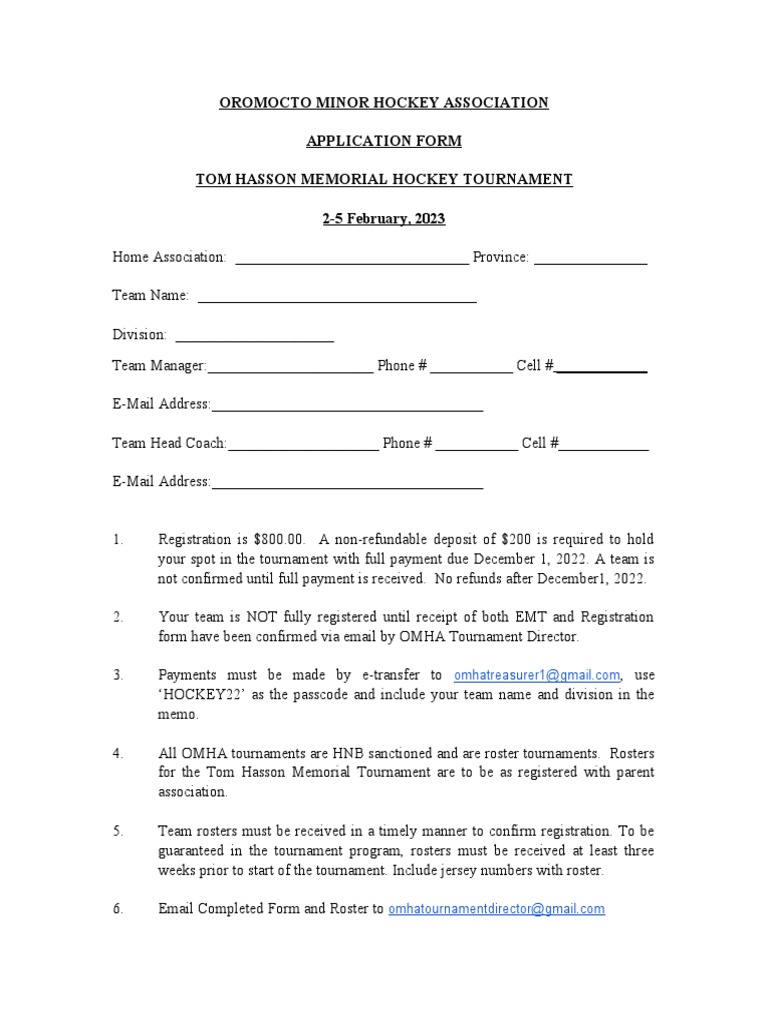 Omha Tom Hasson 2023 | PDF