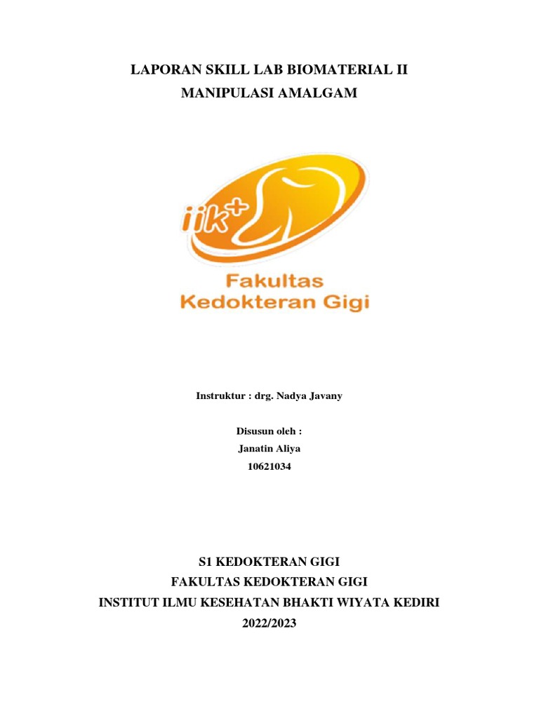 Laporan Skill Lab Amalgam | PDF