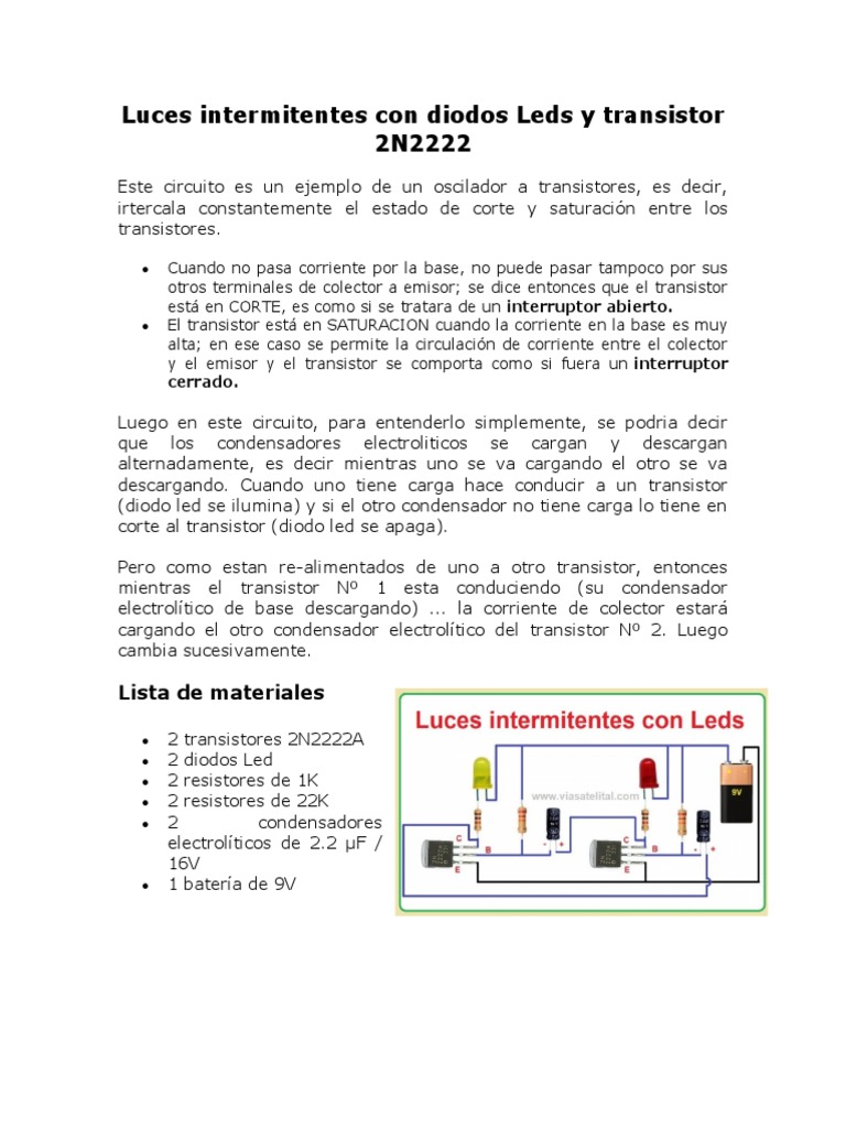 Manual de Prácticas de Circuitos.docx | PDF | Transistor | Condensador