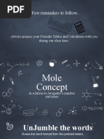 Formula Sheet - Mole Concept (Class 11 Chemistry) - 20250221 - 212133 - 0000 | PDF