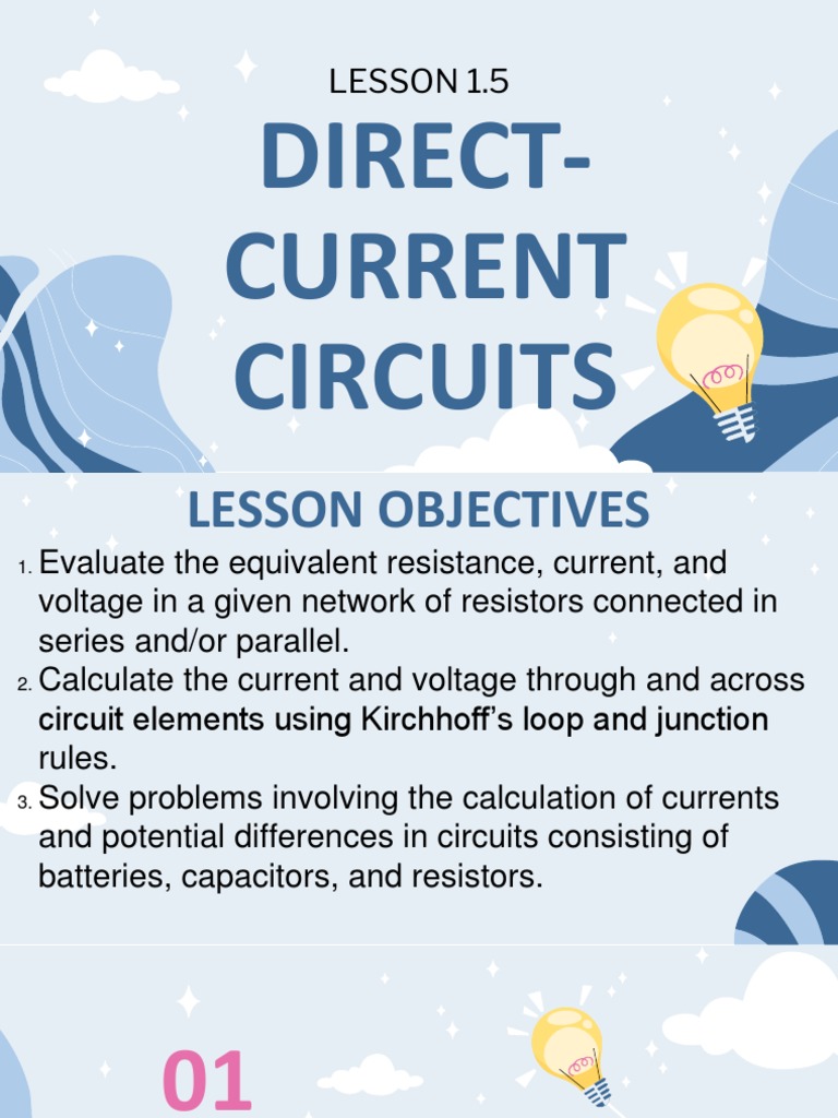 Lesson 1.5 Direct Current DC Circuits | PDF | Series And Parallel ...