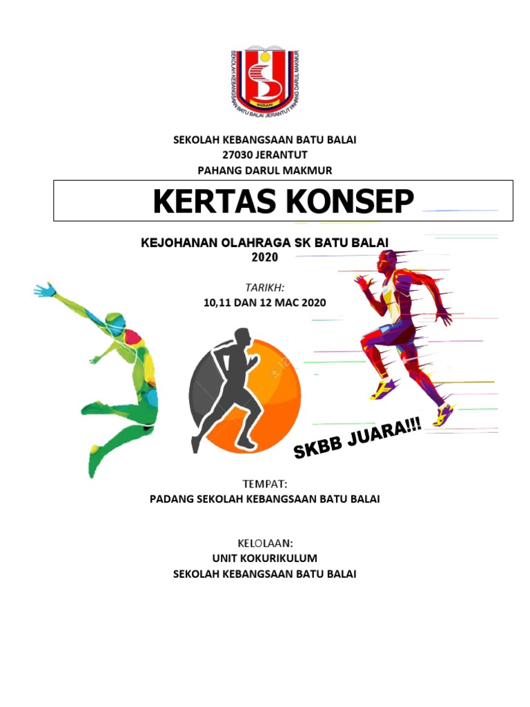 Kertas Kerja Sukan 2020 | PDF