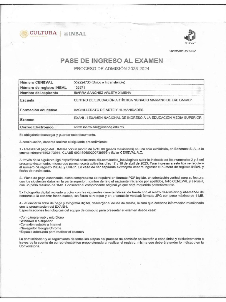 Pase PDF | PDF